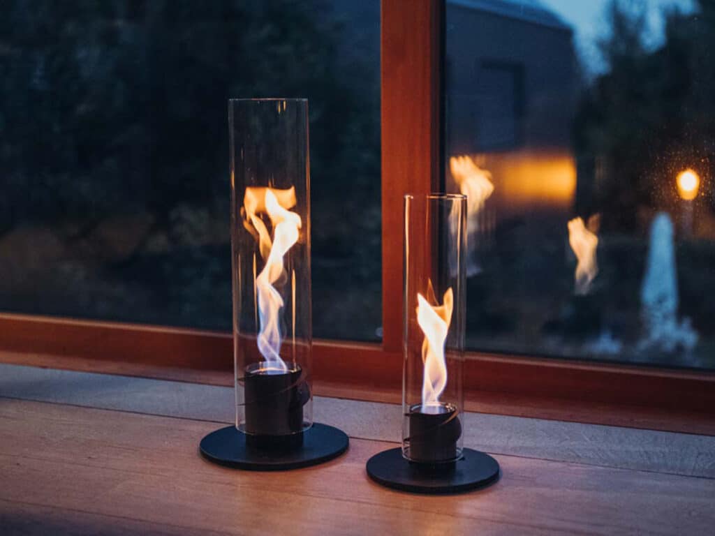 Feu de table bioéthanol, SPIN, noir, Höfats