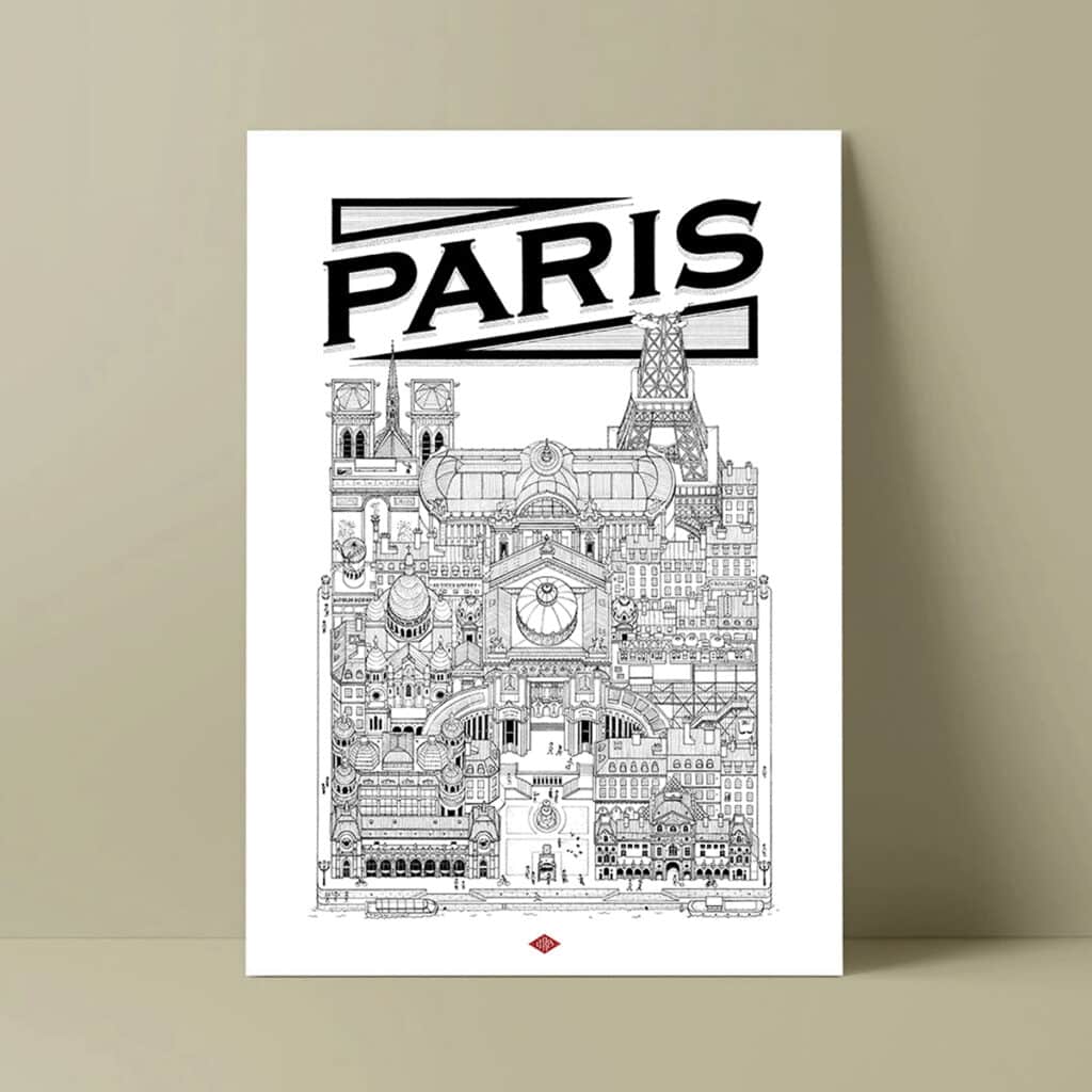 Affiche ville de PARIS, Docteur Paper